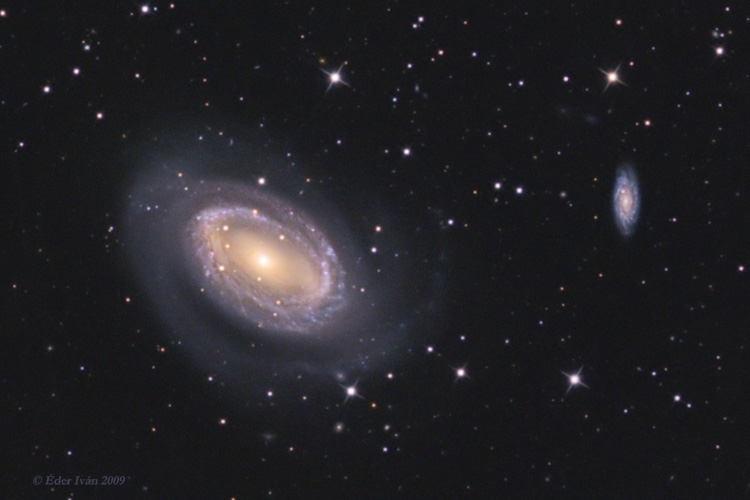 NGC 4725, 4747 and 4712 galaxies
